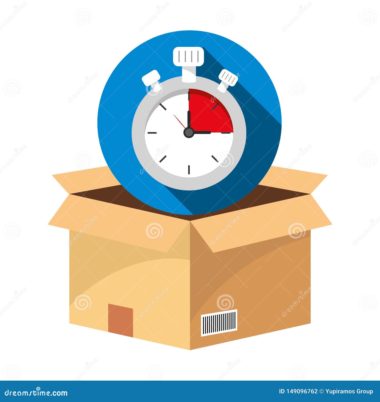 Chronometer Time Clock Stopwatch Cartoon Stock Vector - Illustration of ...