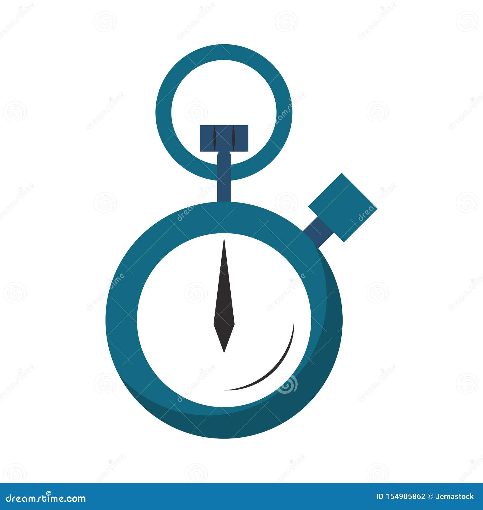 Chronometer Time Sport Clock Cartoon Stock Vector - Illustration of ...