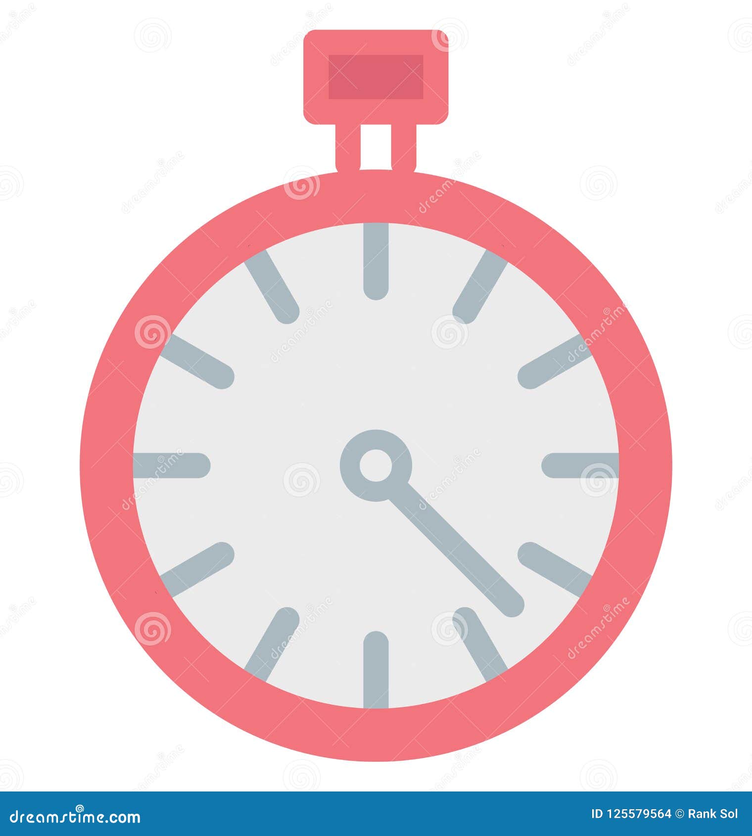 Chronometer Timekeeper Isolated Vector Icon Stock Vector