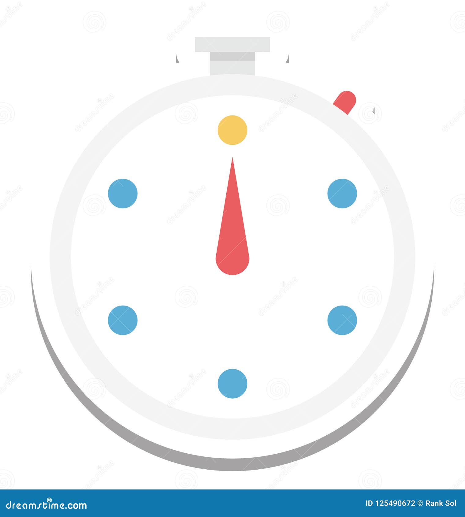 Chronometer Timekeeper Vector Icon Editable Stock Vector