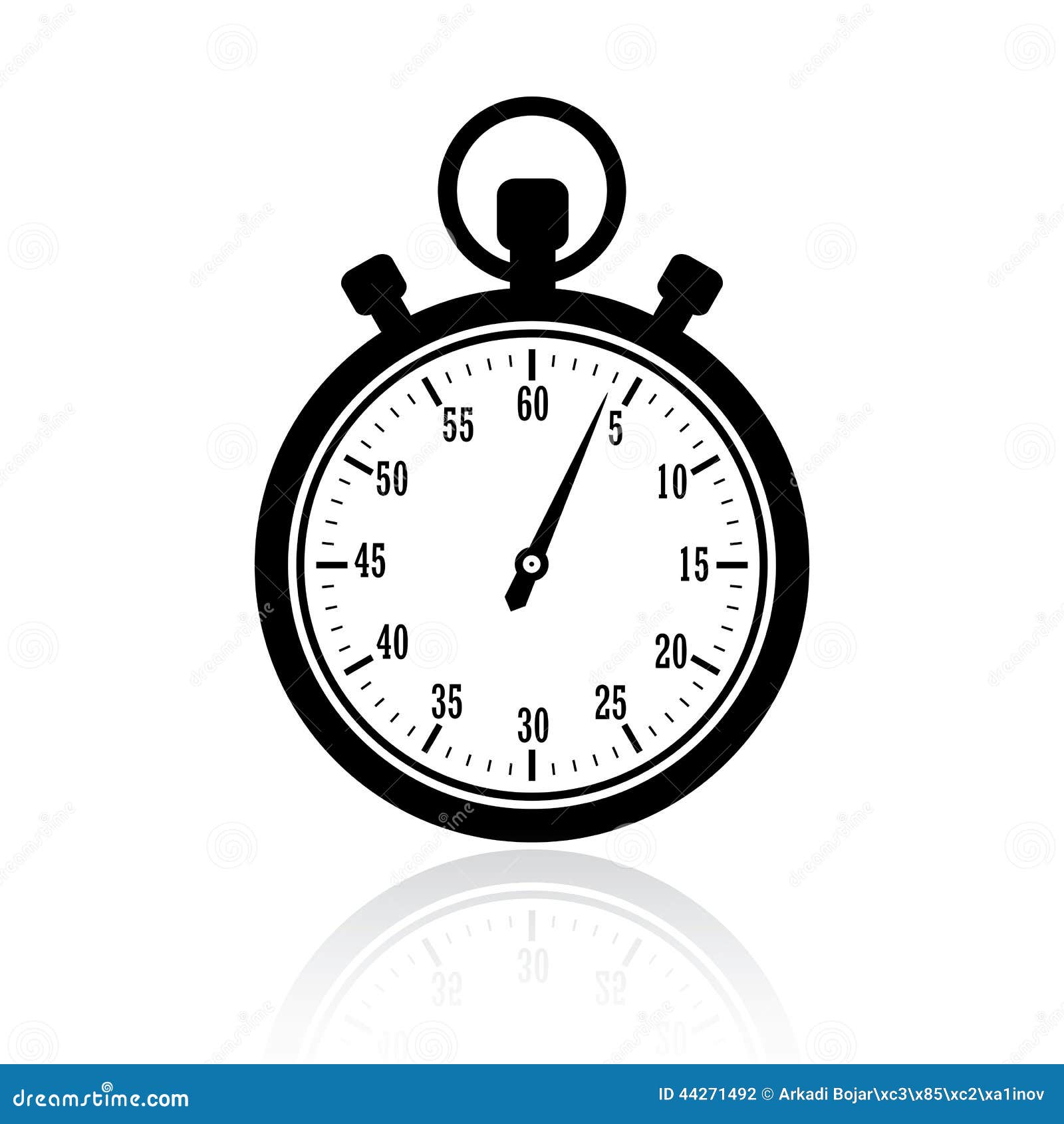 Chronometerillustratie vector illustratie. Illustration of maatregel ...