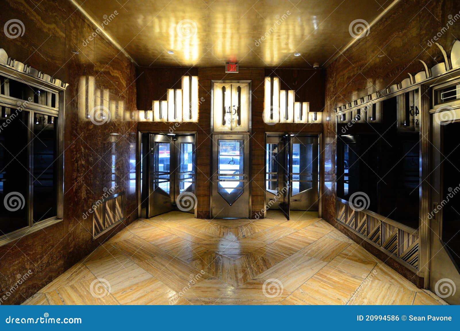 Chrysler Building Lobby editorial photo. Image of landmarks - 20994586