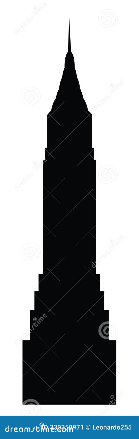 Chrysler Building New York Vector Illustration Eps 10 Stock ...