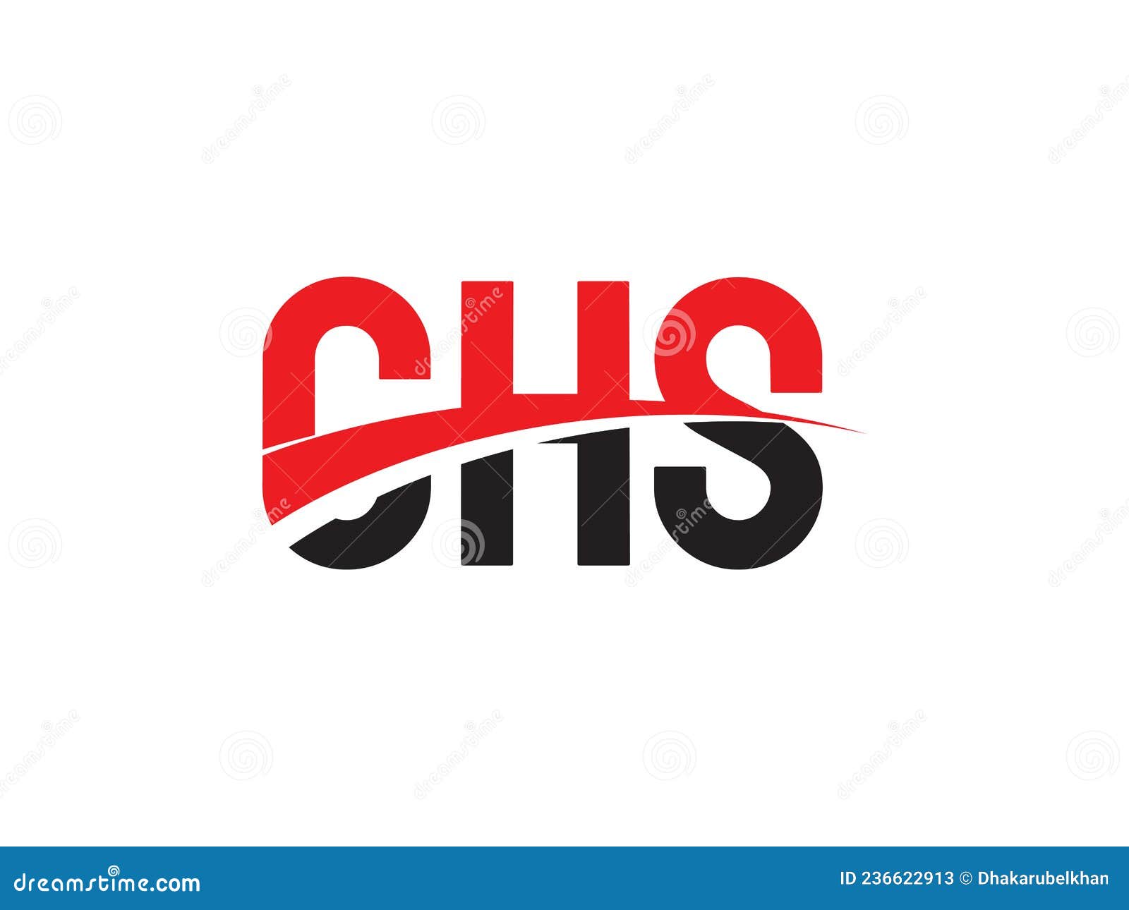 CHS Letter Initial Logo Design Vector Illustration Stock Vector ...