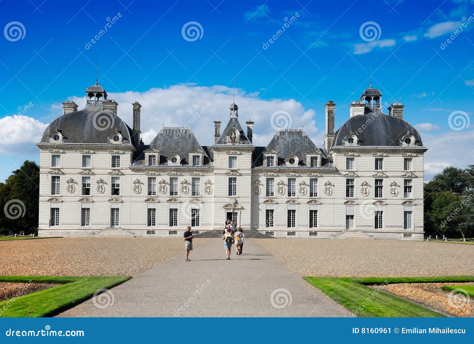 Chteau De Chambord - Loire Valley Front View Stock Image - Image of ...
