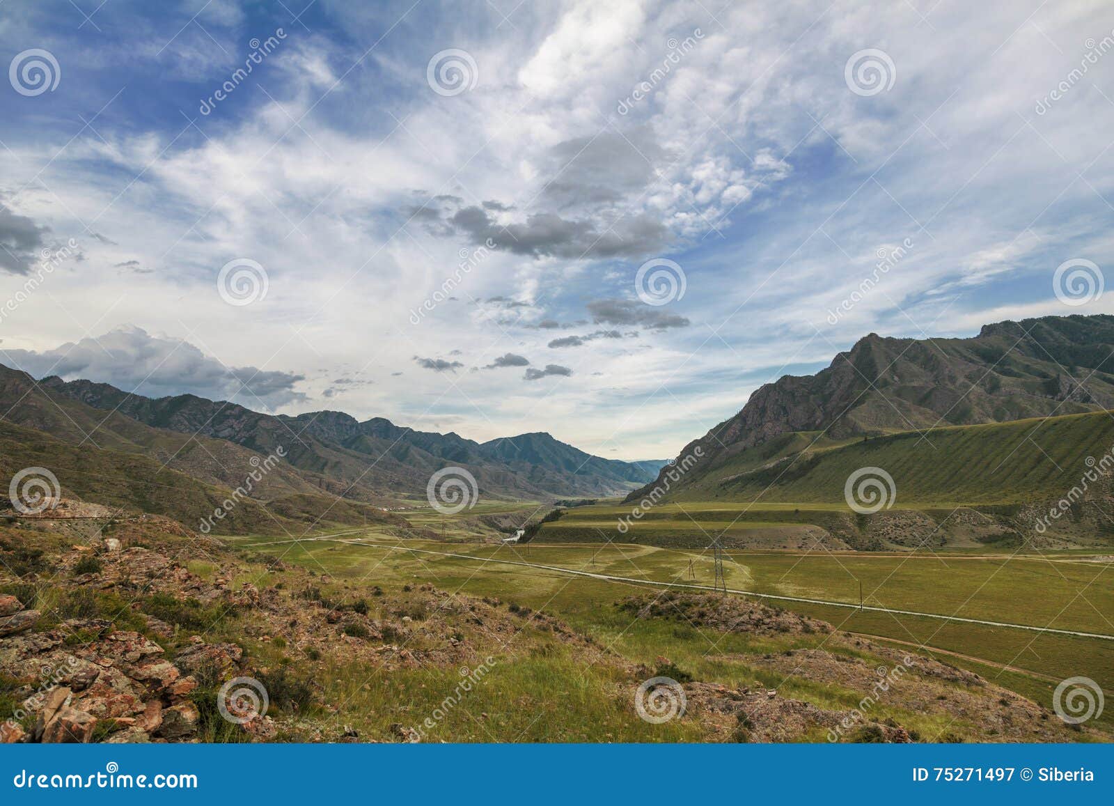 Chu valley stock image. Image of view, beauty, chui, river - 75271497