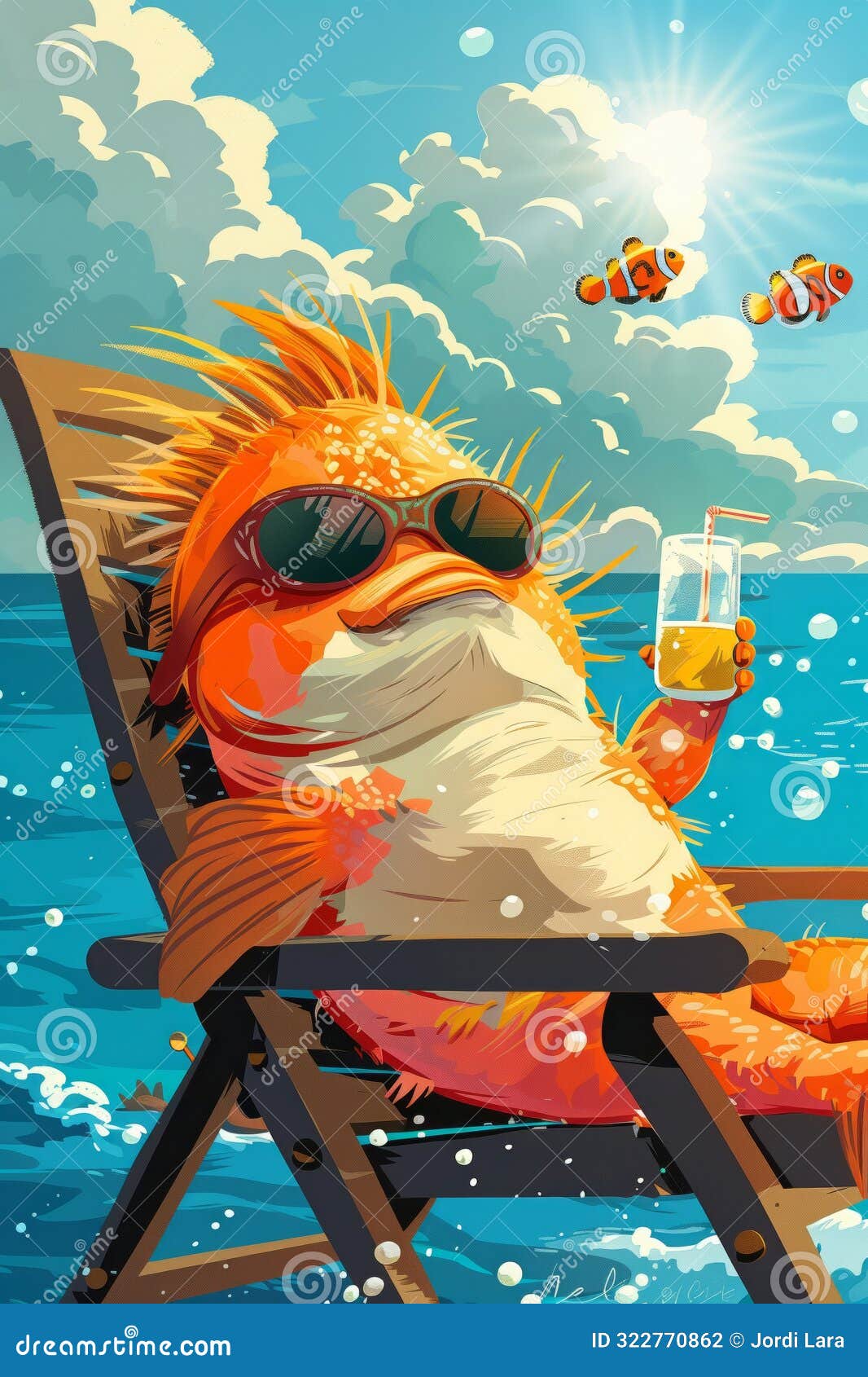 Nemo Fish Among Coral Reefs. Marine Environment. AI Generated Royalty ...