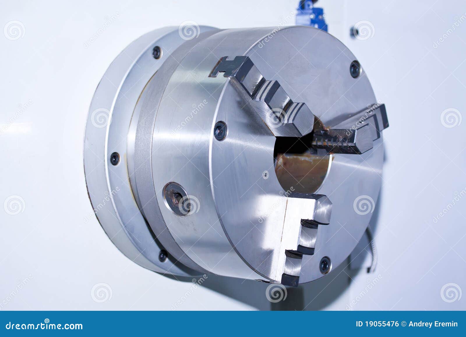 Chuck - part of lathe stock photo. Image of stepped, manufacturing ...