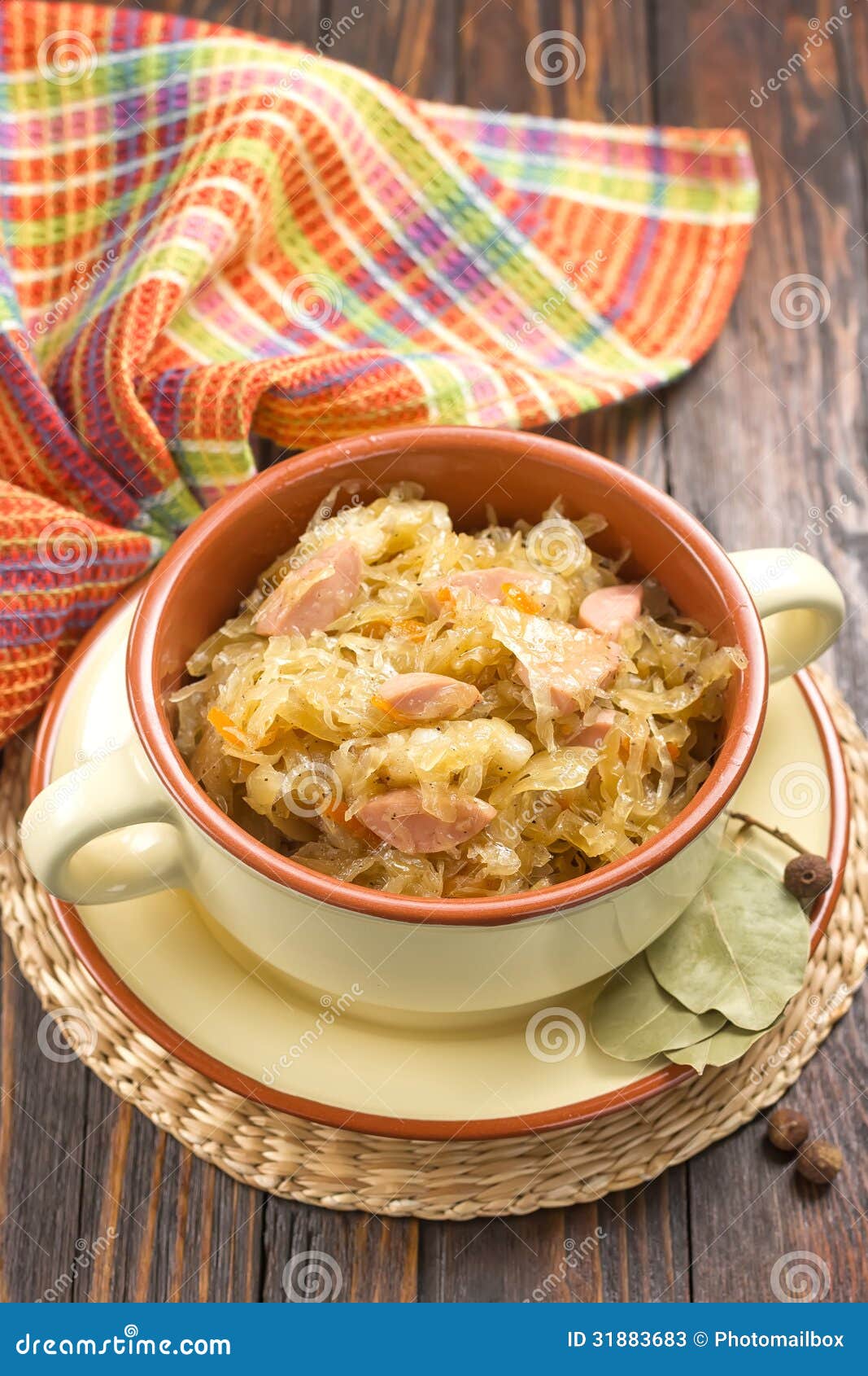 Chucrut imagen de archivo. Imagen de adobado, casero - 31883683