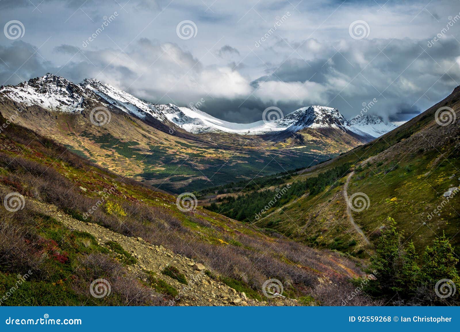 Chugach Front Range Mountains Stock Photo - Image of beautiful, sunrise ...