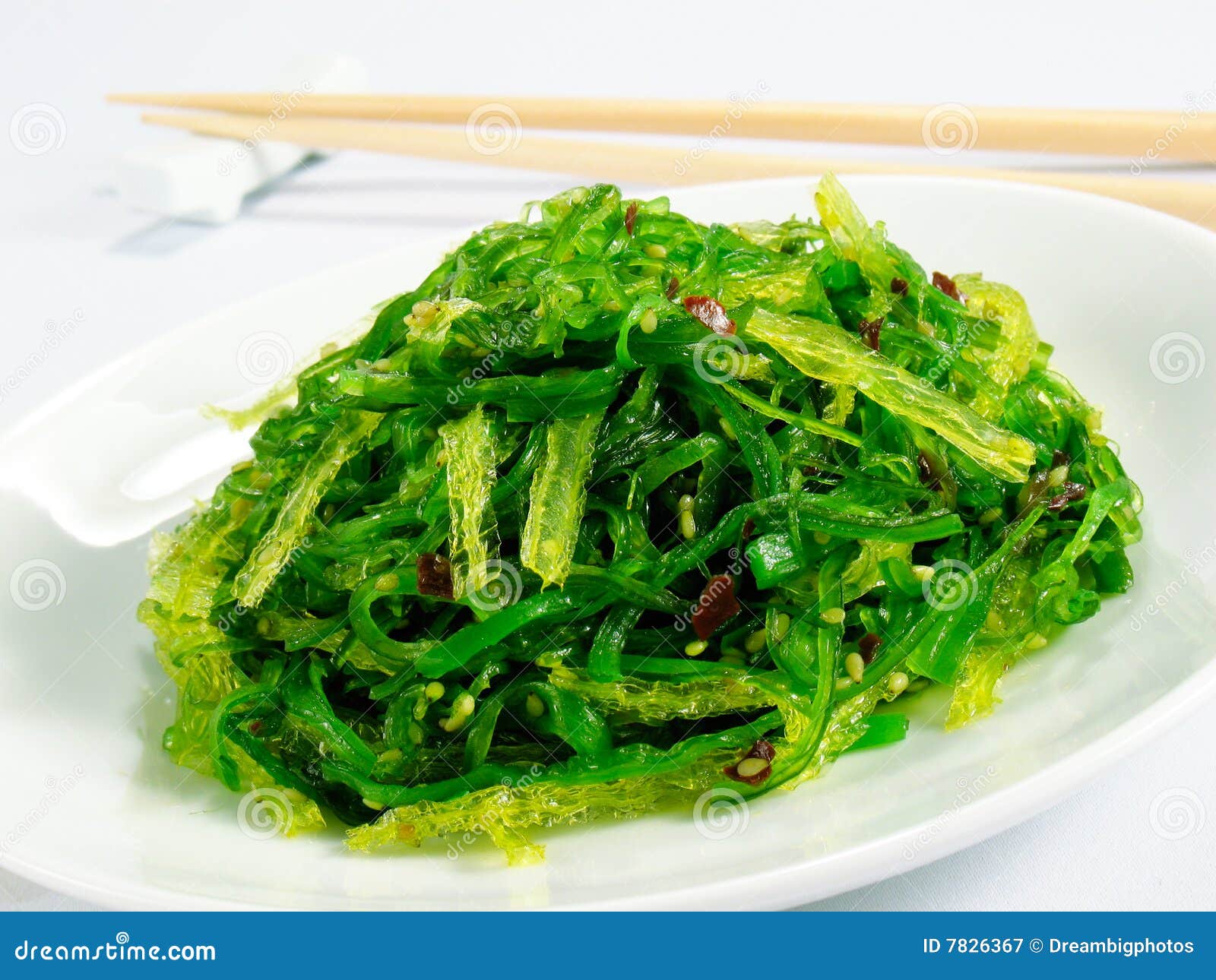 Chuka Seaweed Salad stock image. Image of vegetable, chili - 7826367