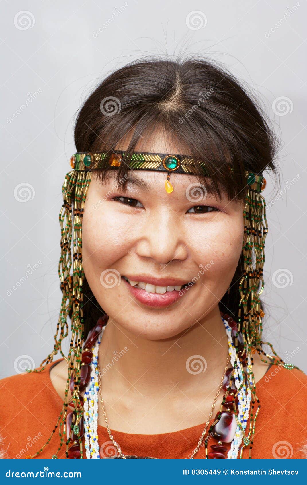 Chukchi woman stock image. Image of ethnicity, chukotka - 8305449