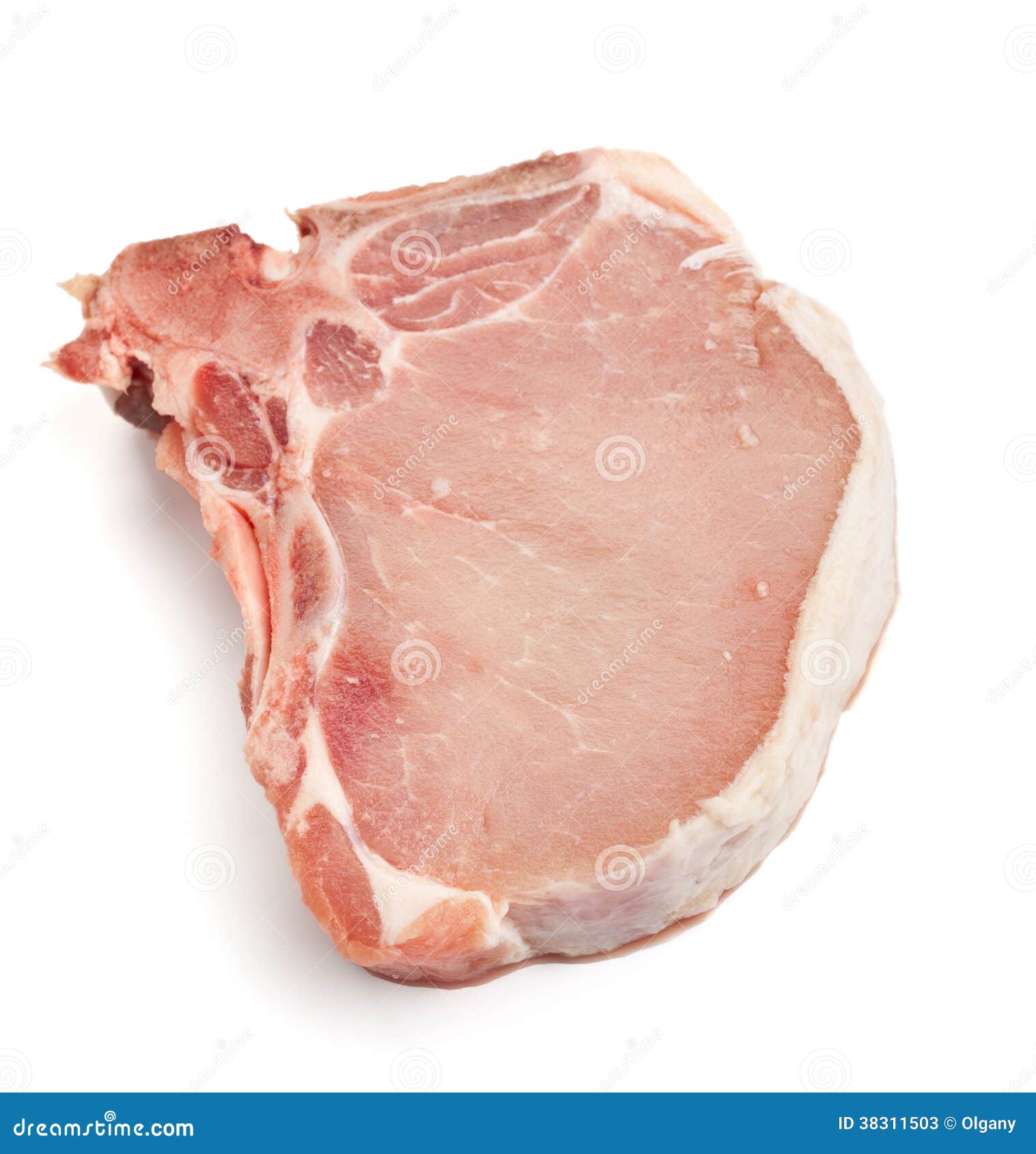 Chuleta De Cerdo Cruda Fotos de archivo - Imagen: 38311503