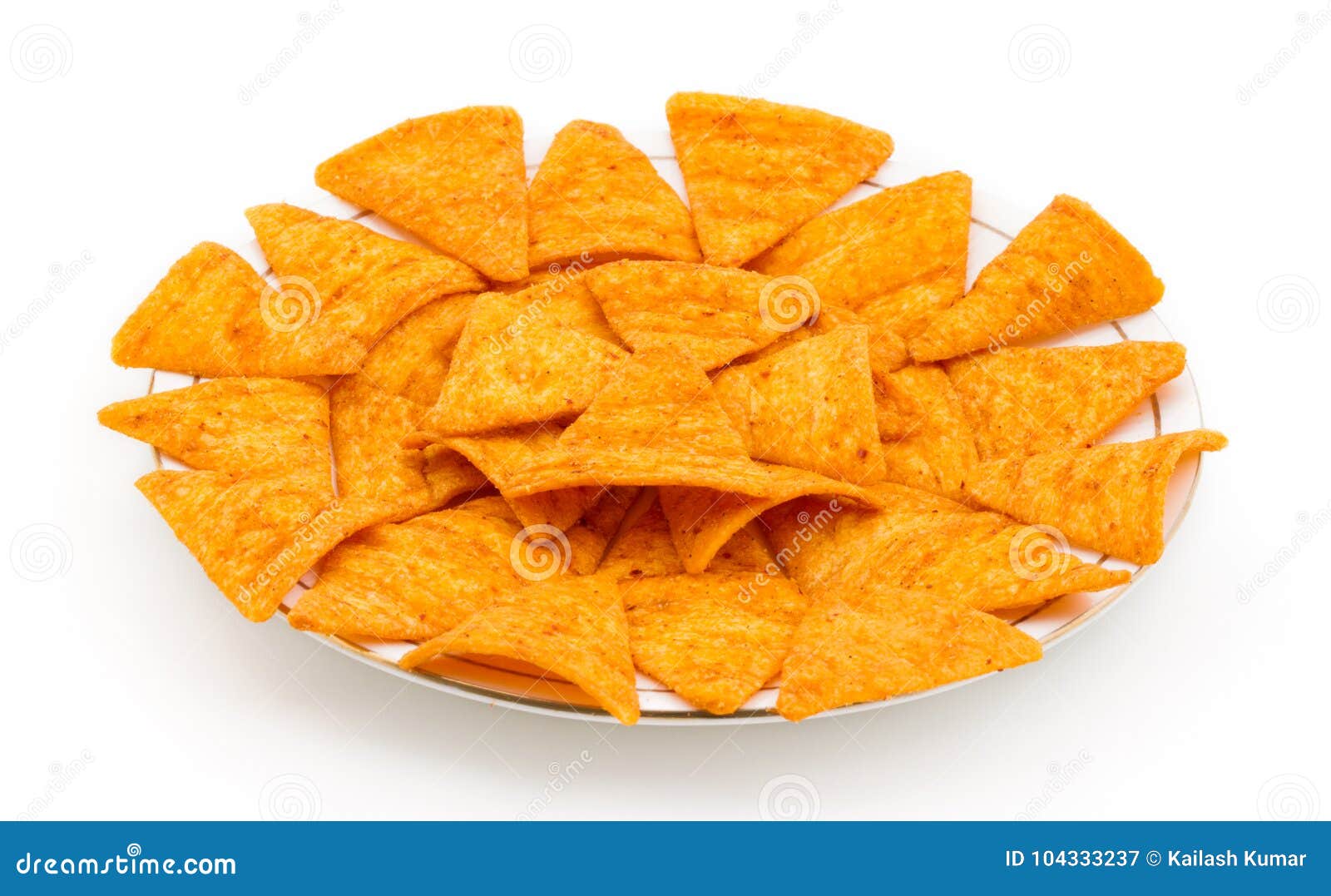 Triangle Chips stock image. Image of namkeens, nimko - 104333237