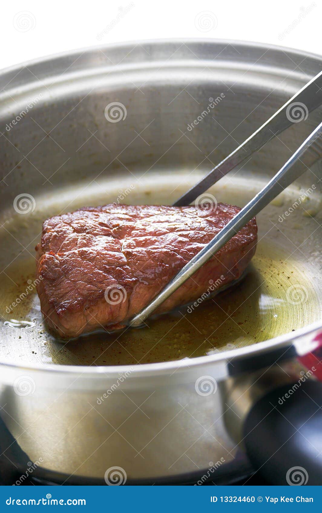 Chunk of steak stock photo. Image of nutrition, served - 13324460