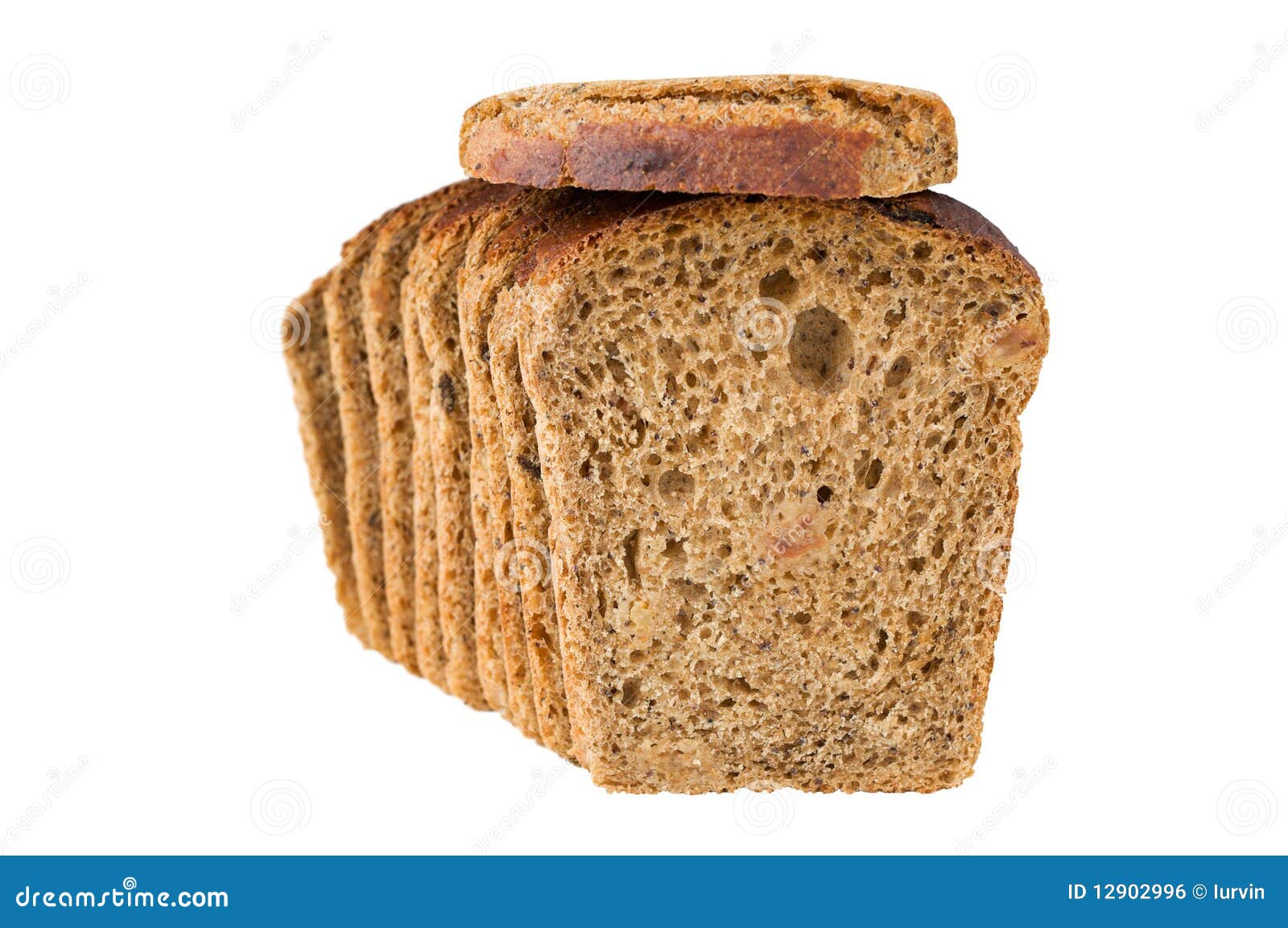 Chunks of Bread with Raisin Stock Photo - Image of bakery, cake: 12902996
