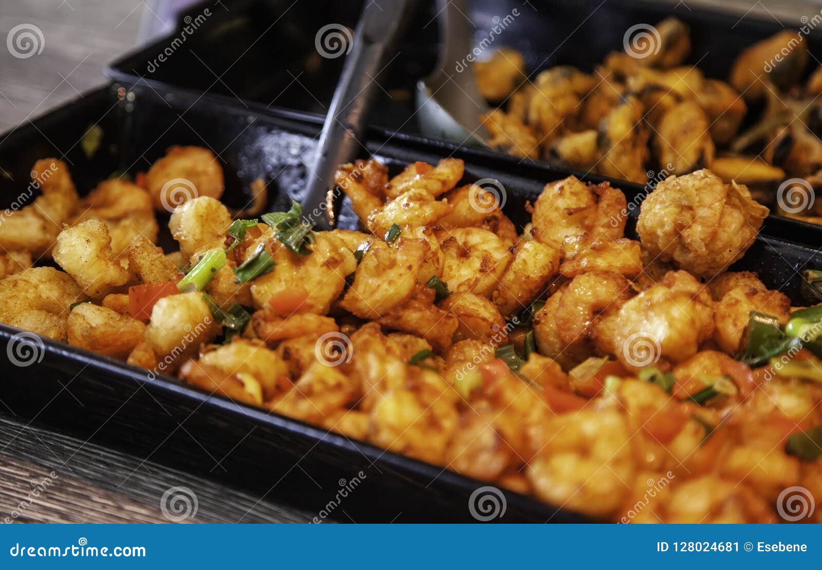 Chunks of cod stock image. Image of italy, fillet, black - 128024681