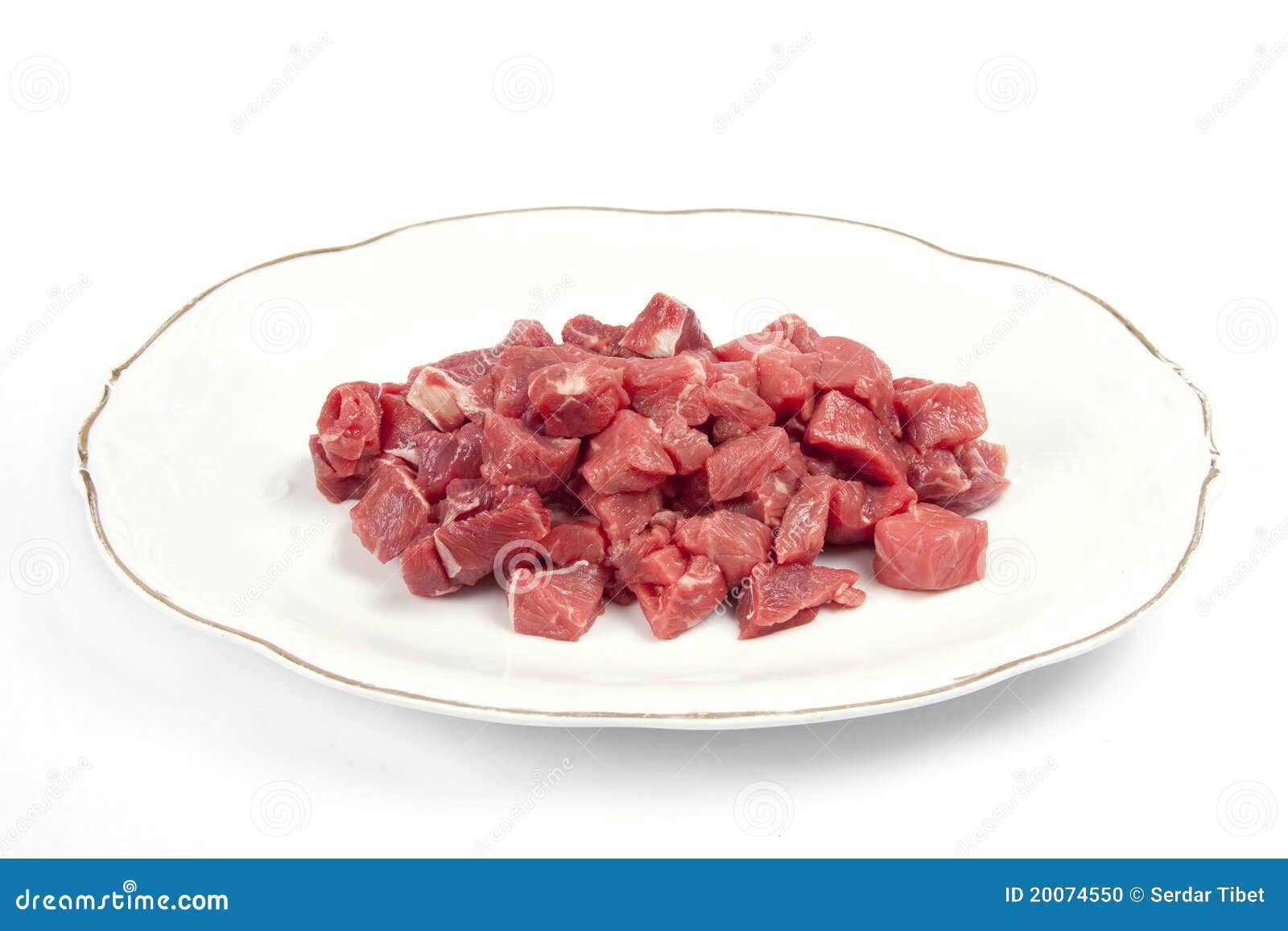 Chunks of lamb meat stock photo. Image of ingredient - 20074550