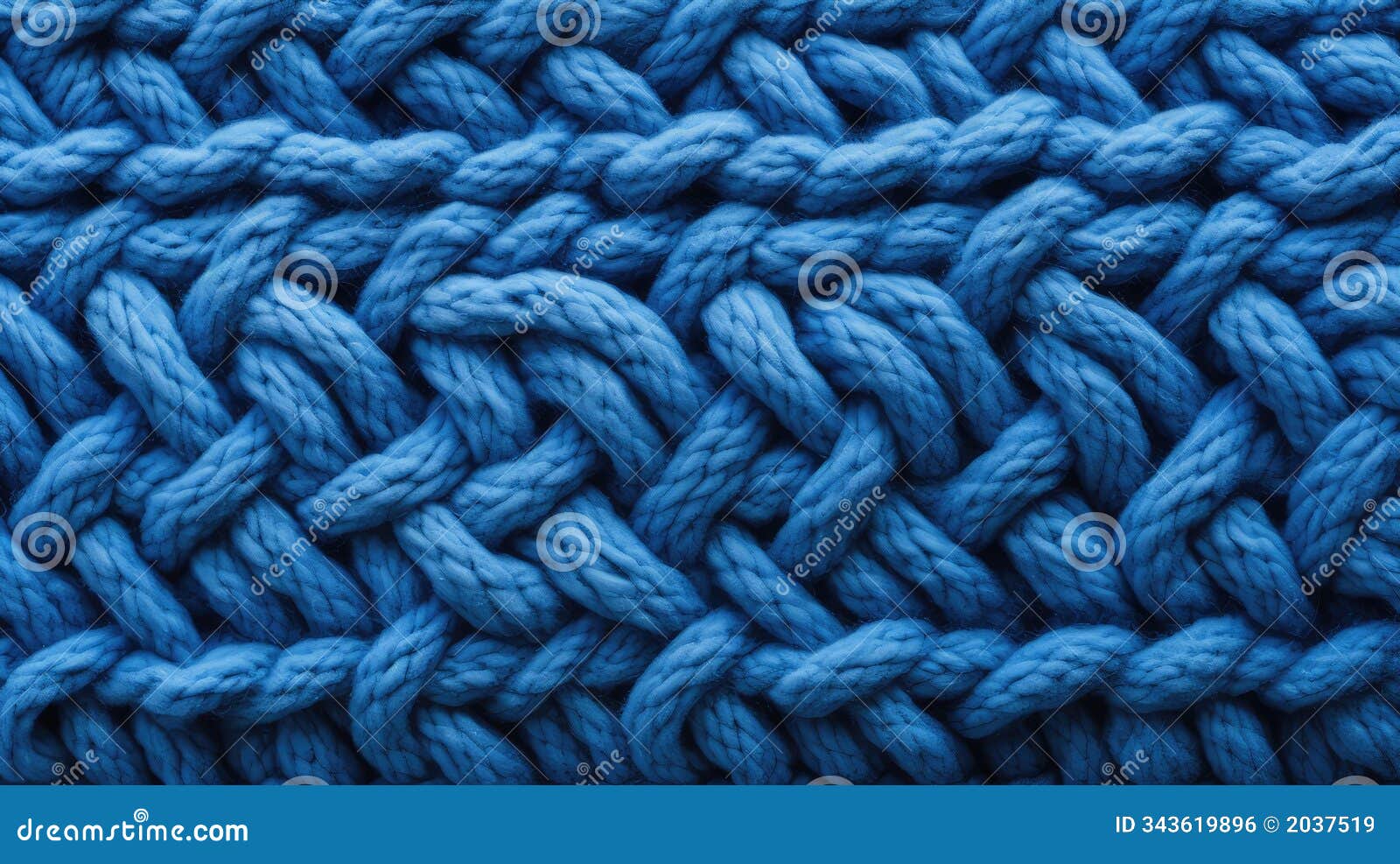 Chunky blue yarn texture stock illustration. Illustration of patterns ...
