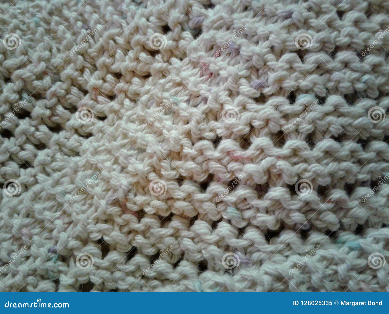 Chunky Mesh Lace Knitting Folded 1 of 3 Stock Image - Image of weather ...