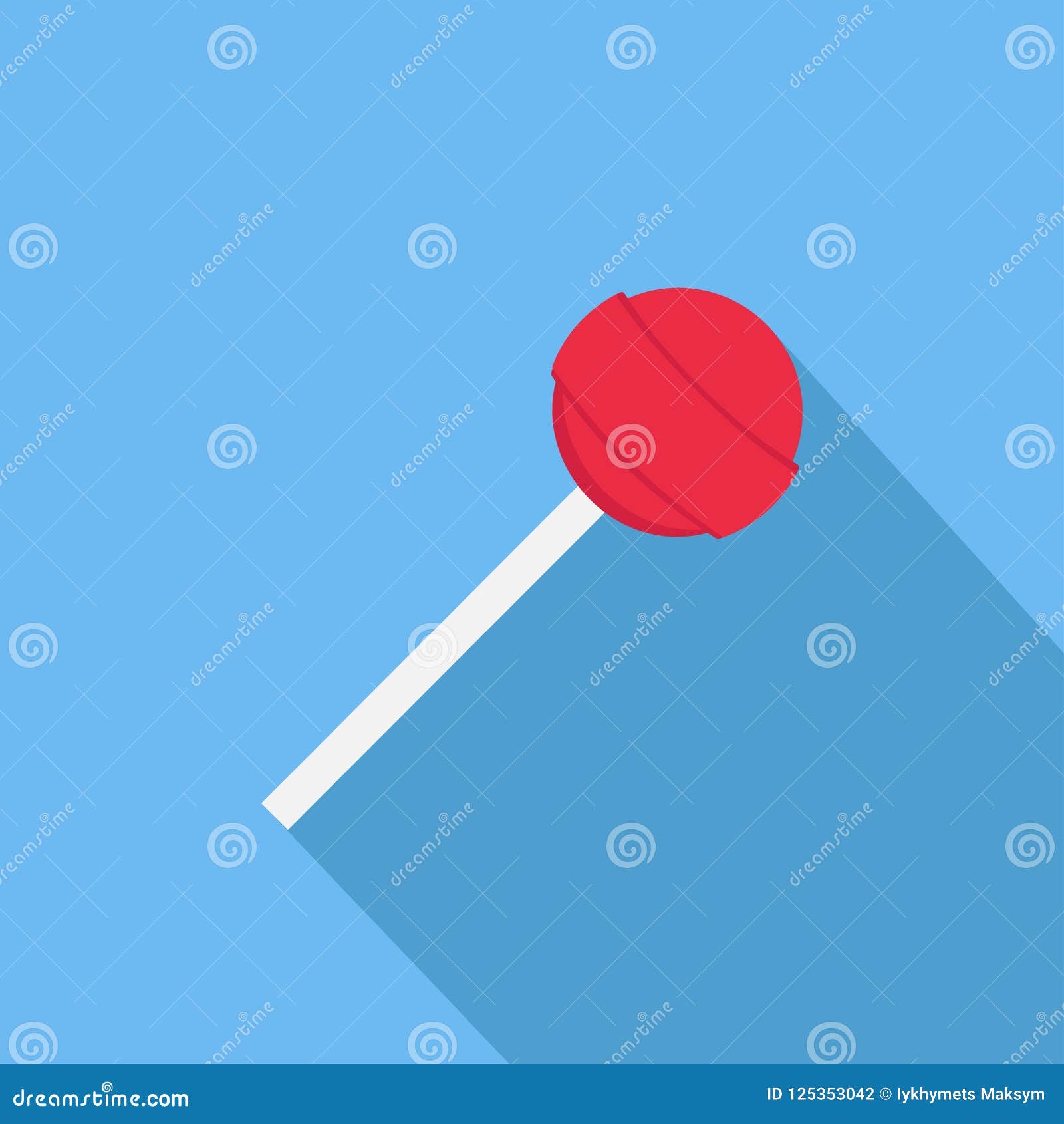 Chupa Chups Icon Vector. stock illustration. Illustration of sucker ...