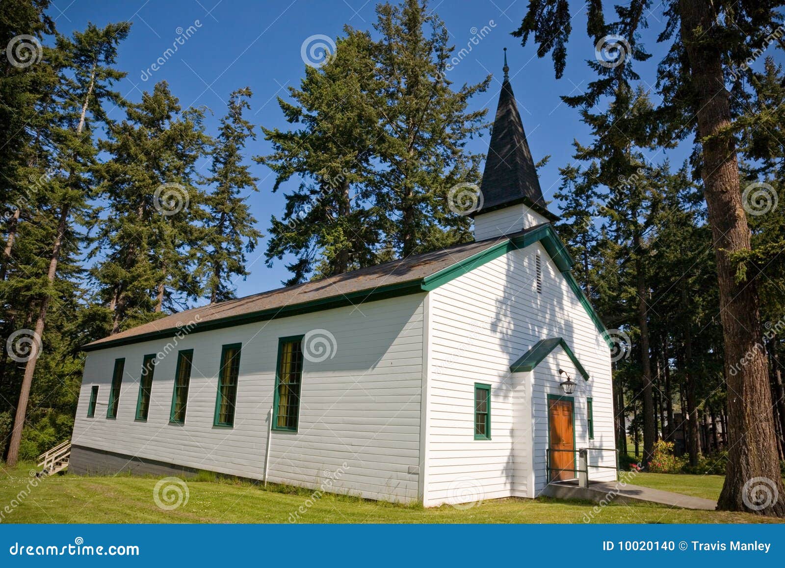 Church stock photo. Image of outdoor, tree, summer, wisdom - 10020140