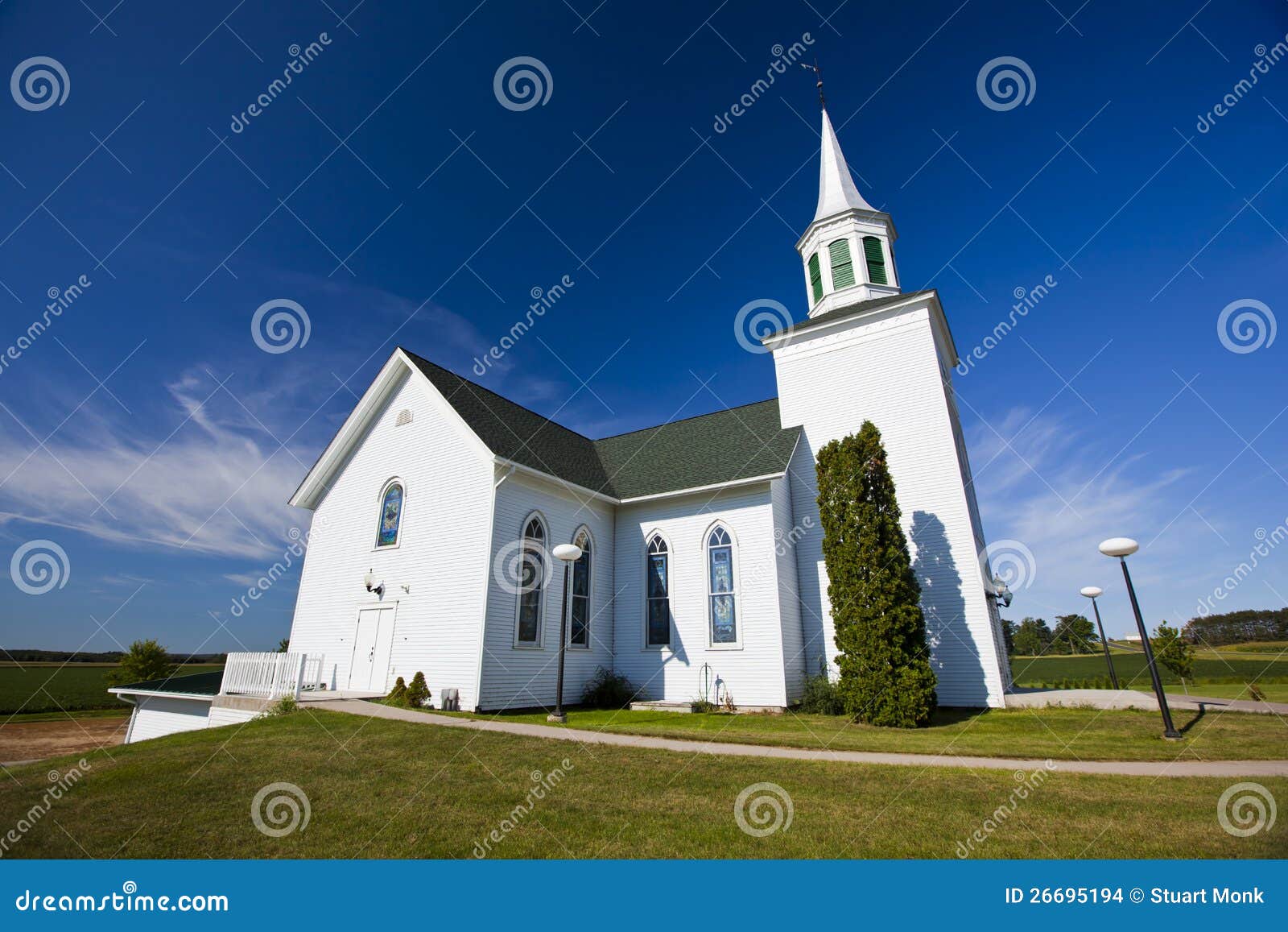 Church stock photo. Image of colorfull, america, foliage - 26695194