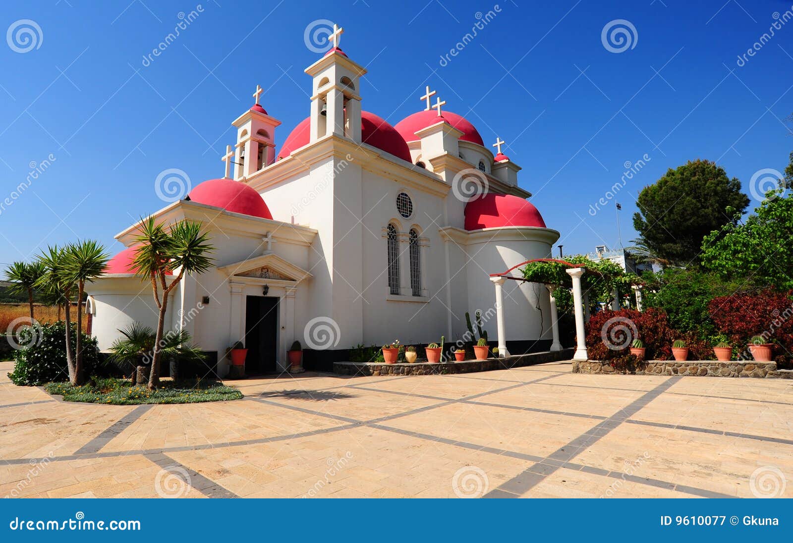 Church. stock image. Image of israel, classical, architecture - 9610077