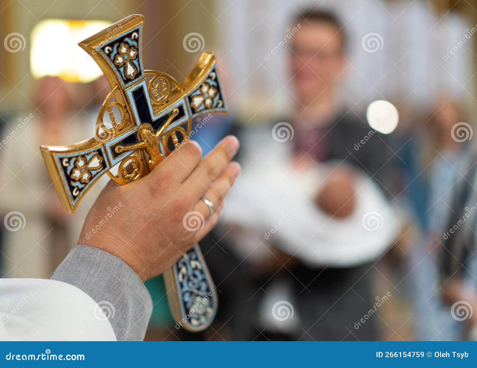 Church Accessories for the Priest`s Service are Made of Gold Stock ...
