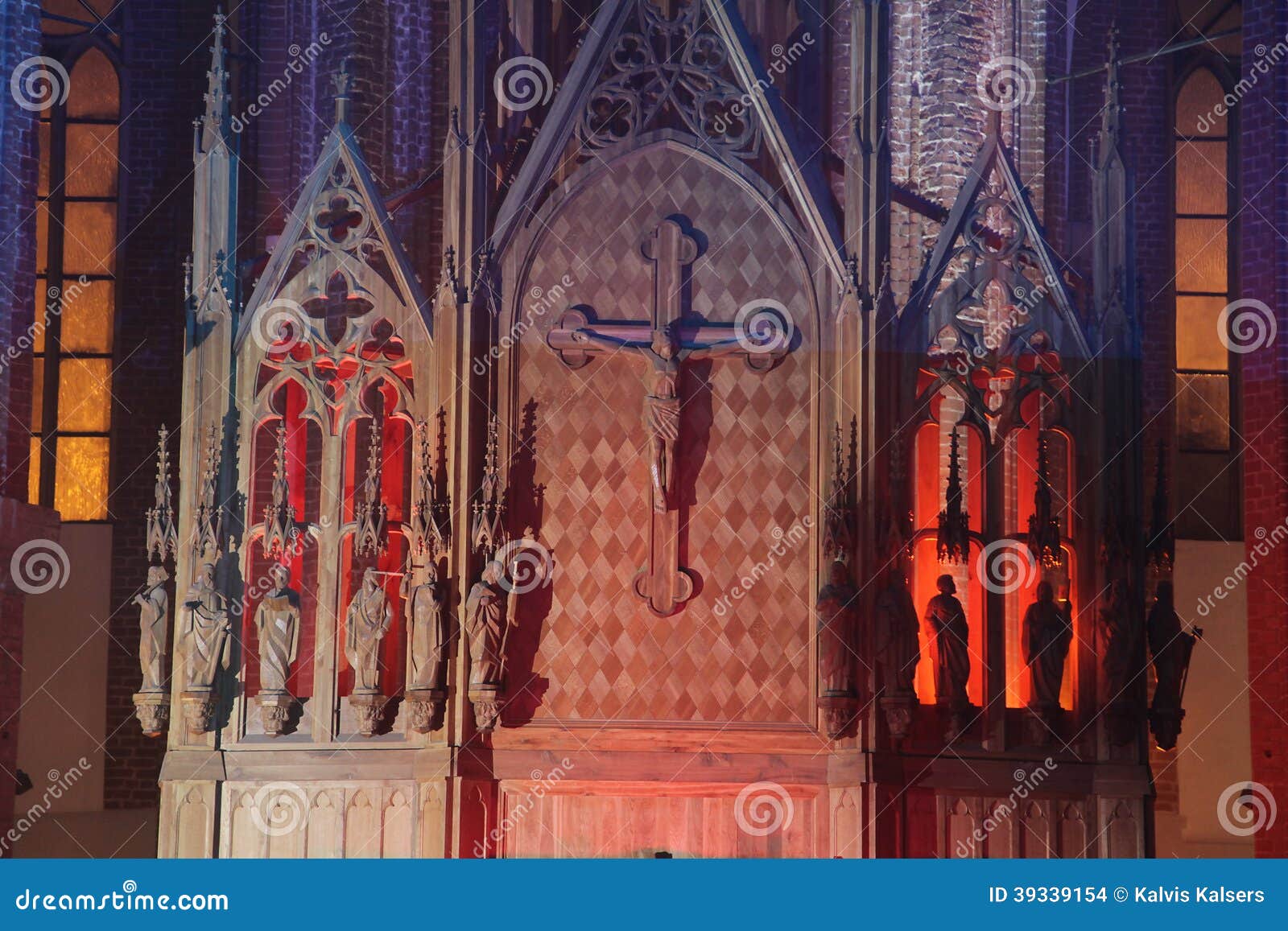 Church altar stock photo. Image of arms, altar, facade - 39339154