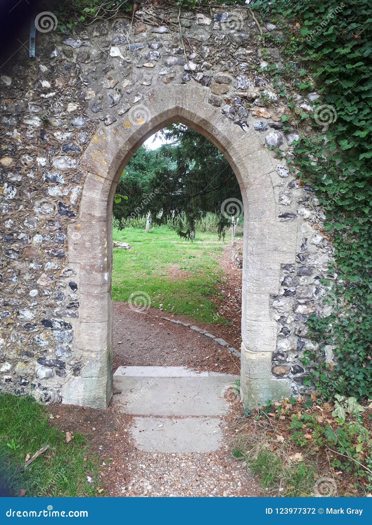 Archway stock photo. Image of church, stone, arch, archway - 123977372