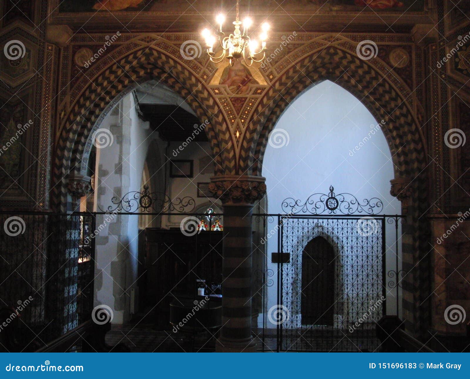 Church Arches stock image. Image of church, showing - 151696183