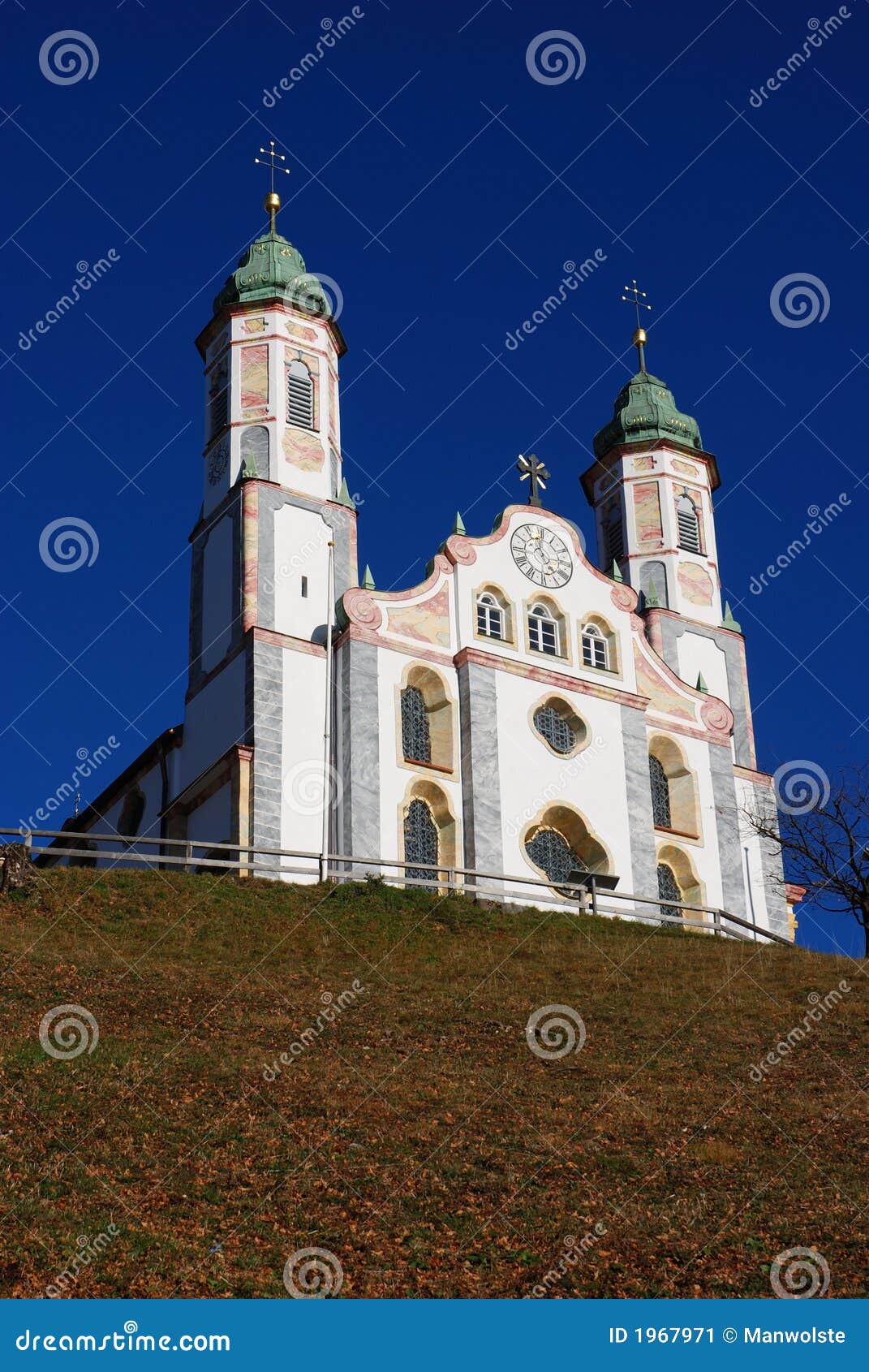Church in Bavaria stock image. Image of hill, culture - 1967971