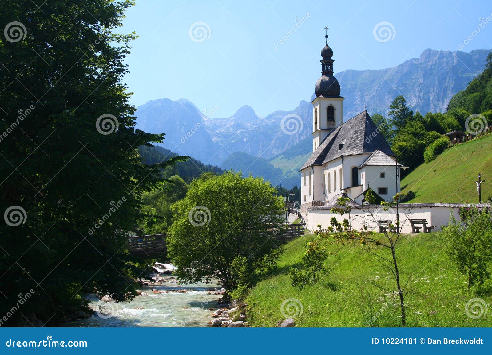 Church in Bavaria, Germany stock image. Image of switzerland - 10224181