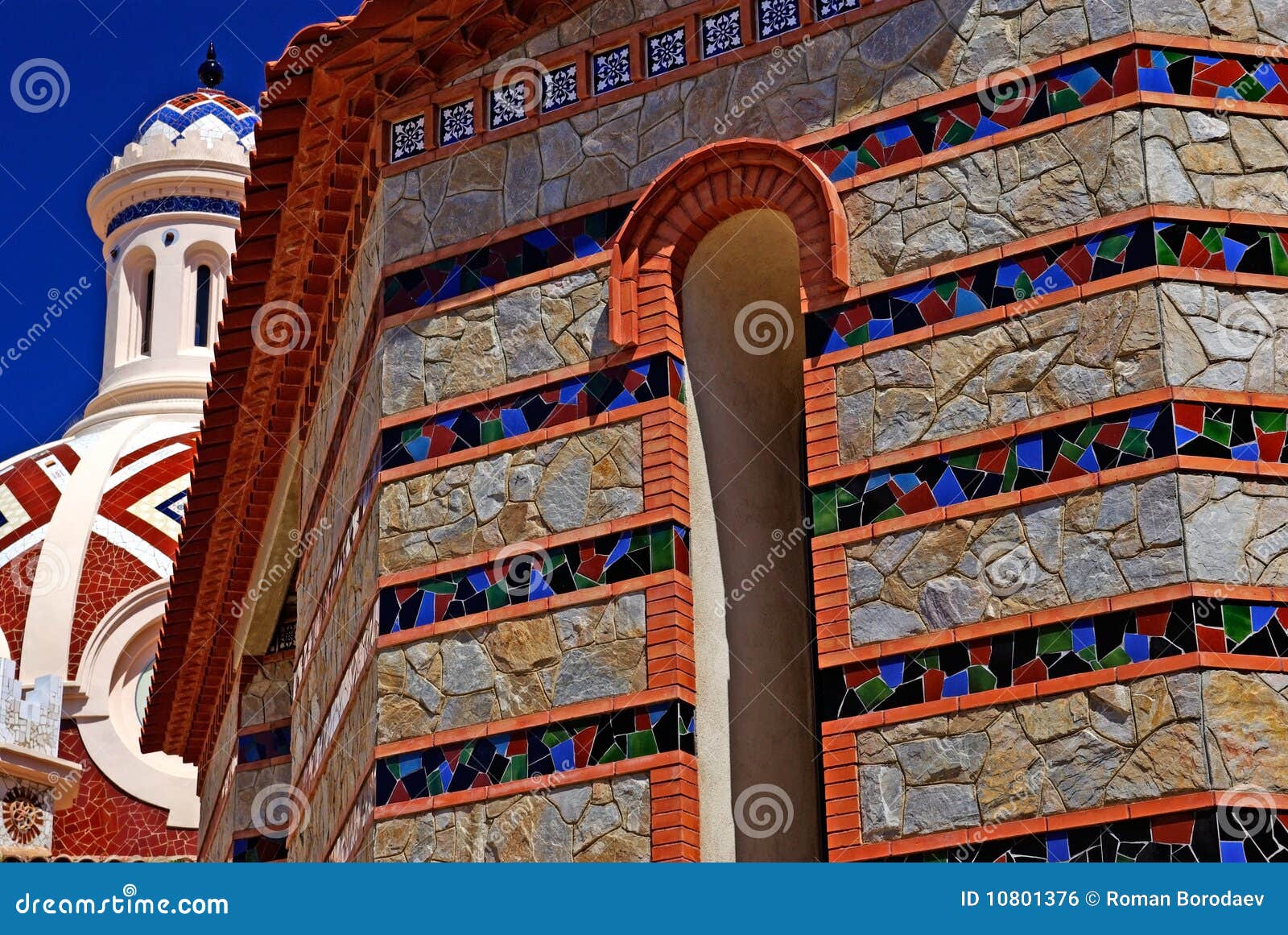Church with Beautiful Mosaic. Stock Photo - Image of prayer, catholic ...