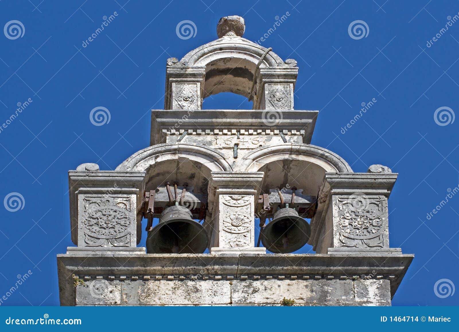 Church Bell Tower stock photo. Image of korcula, architecture - 1464714