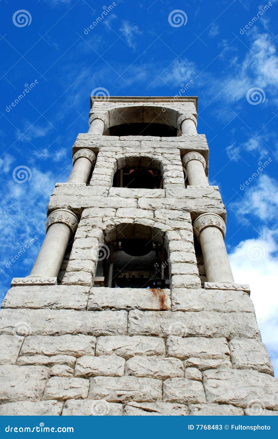 Church bell tower stock image. Image of historic, tower - 7768483
