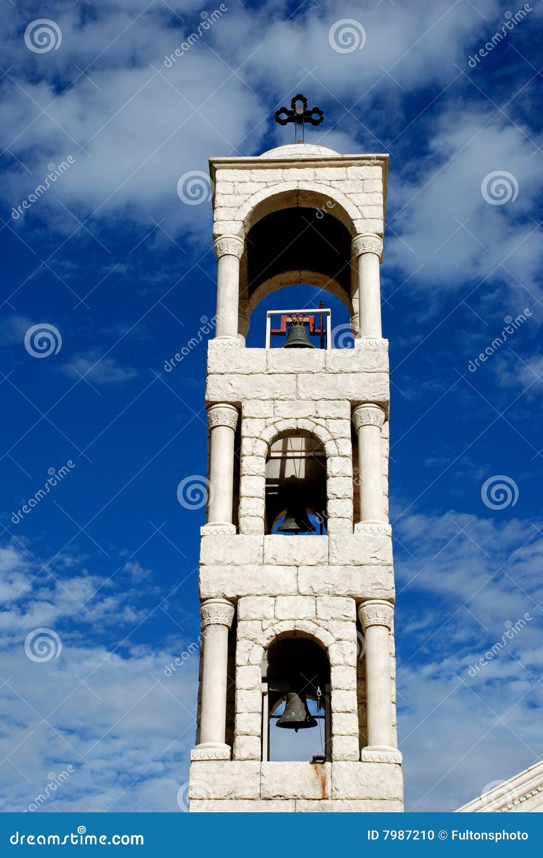 Church bell tower stock photo. Image of exterior, religious - 7987210
