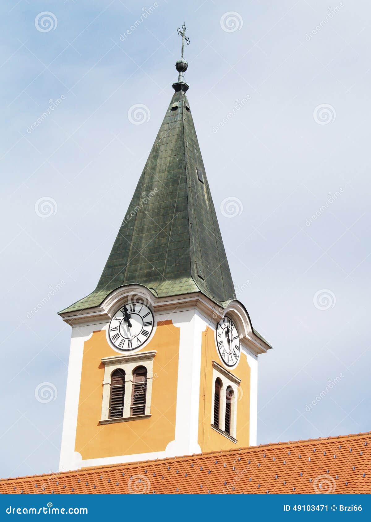 Church bell tower stock image. Image of religion, christian - 49103471