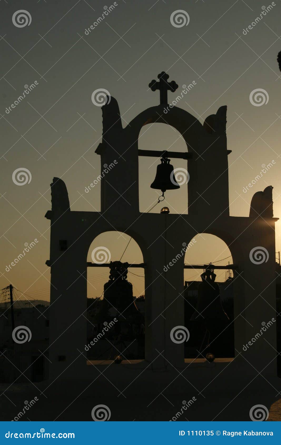 Church bell tower sunset stock image. Image of exterior - 1110135