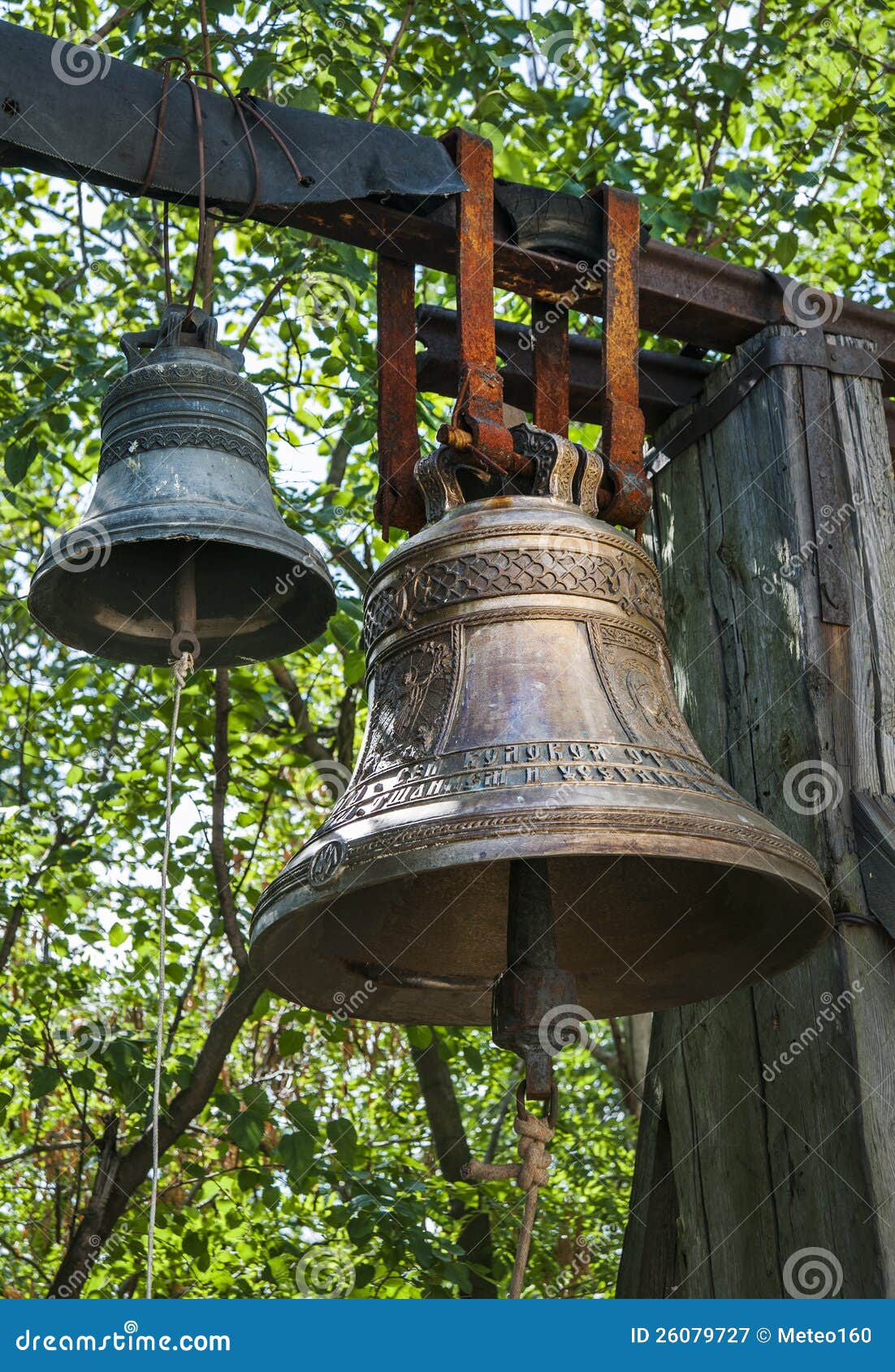 Church bells stock image. Image of medieval, brass, bells - 26079727