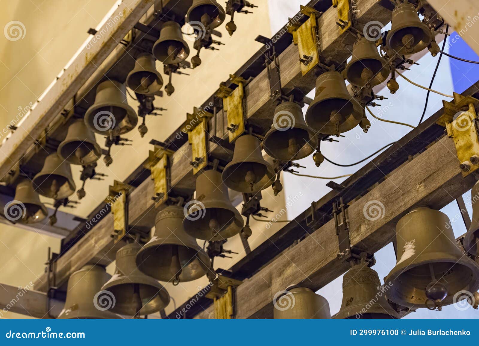 Church Bells of Multiple Sizes Stock Photo - Image of christianity ...