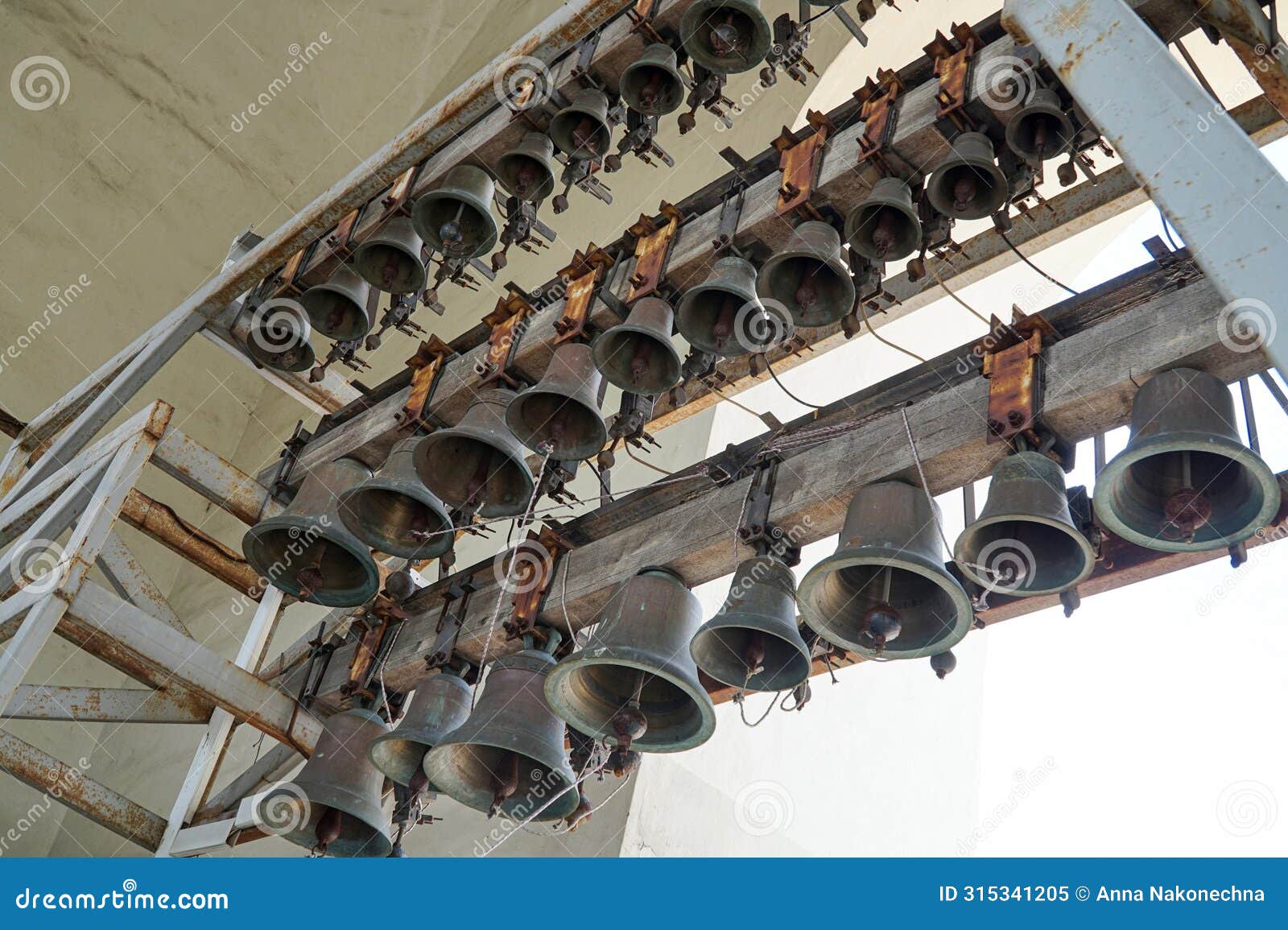 Church Bells at the Town Hall Stock Image - Image of outdoor, ancient ...