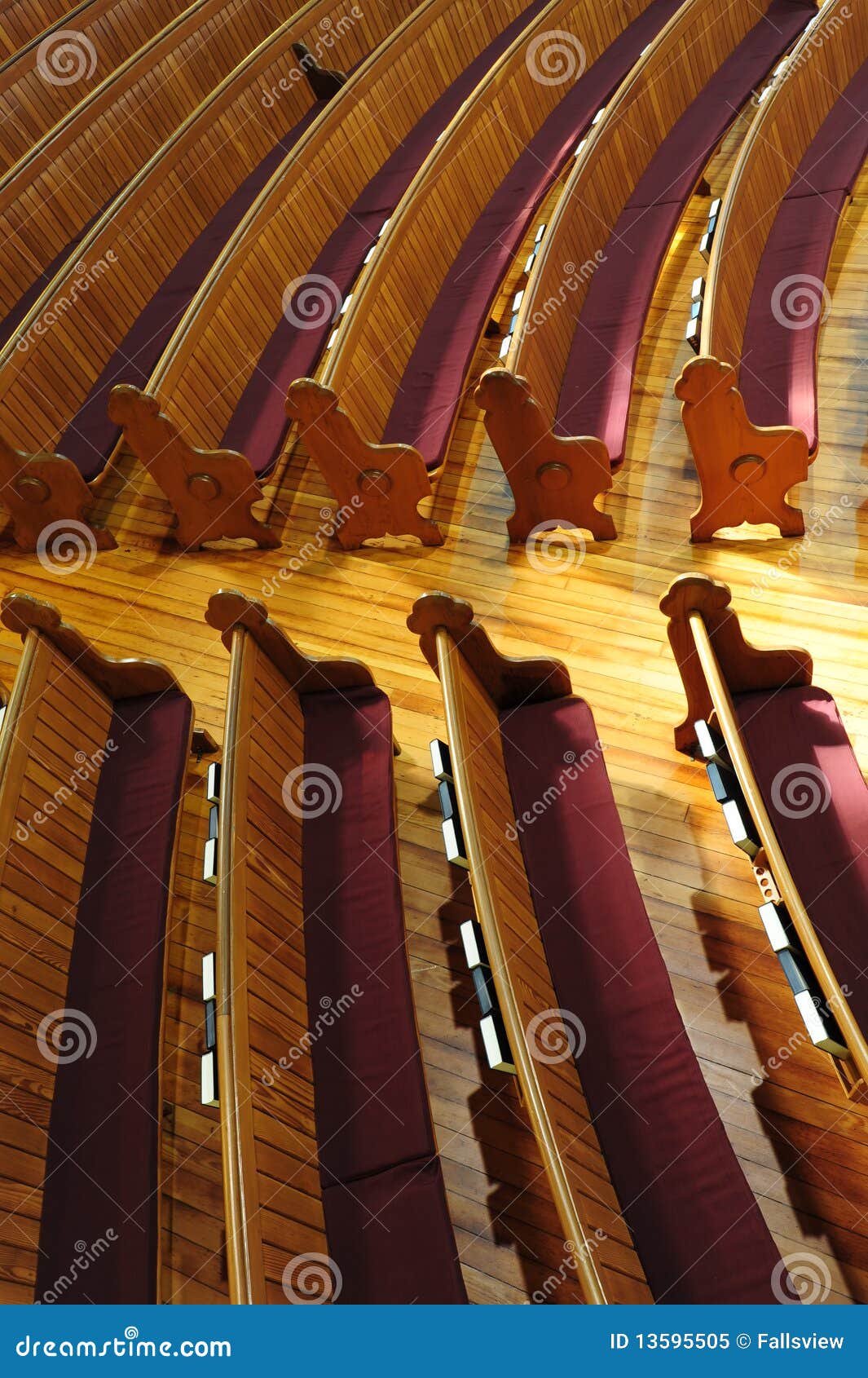 Church bench stock image. Image of blue, details, room - 13595505