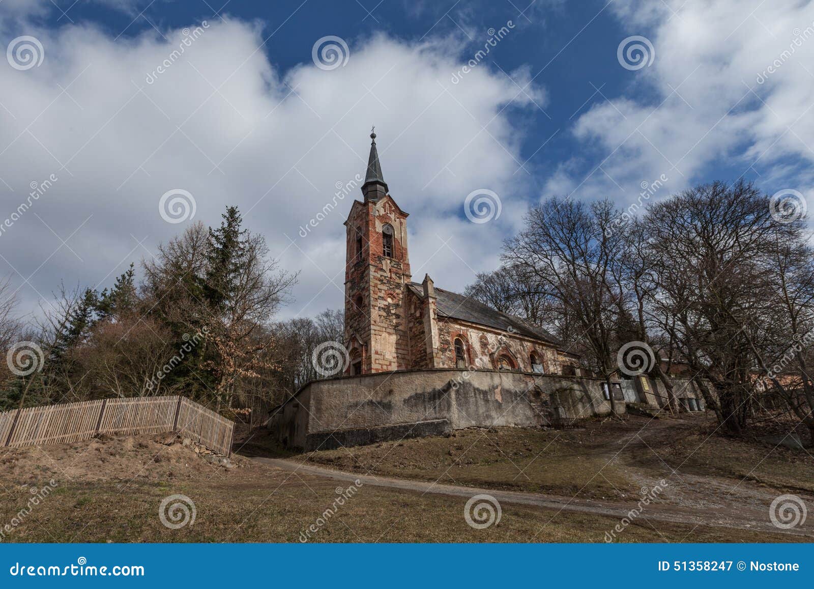 Church stock image. Image of structures, trees, church - 51358247