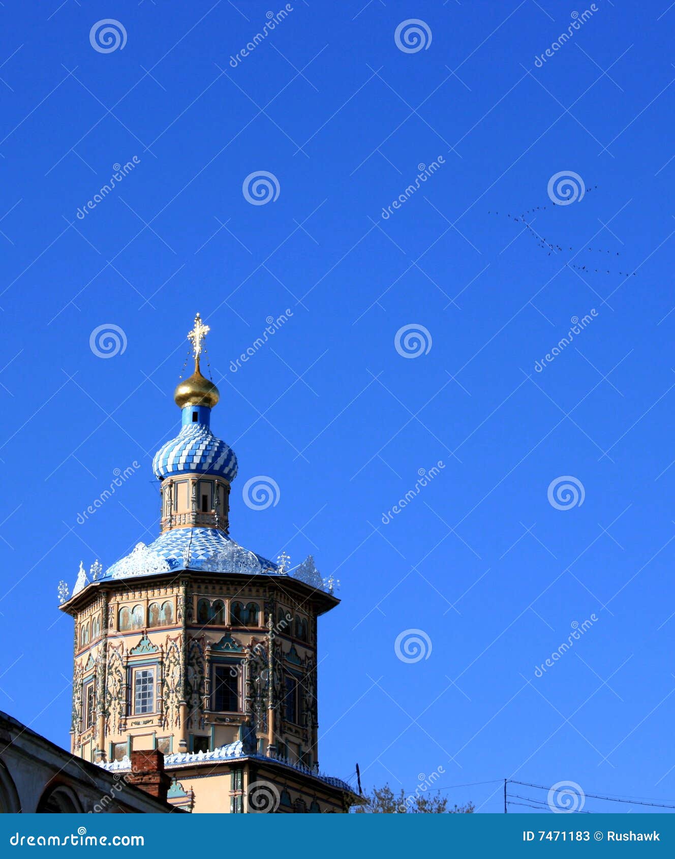 Church and birds stock image. Image of church, cathedral - 7471183