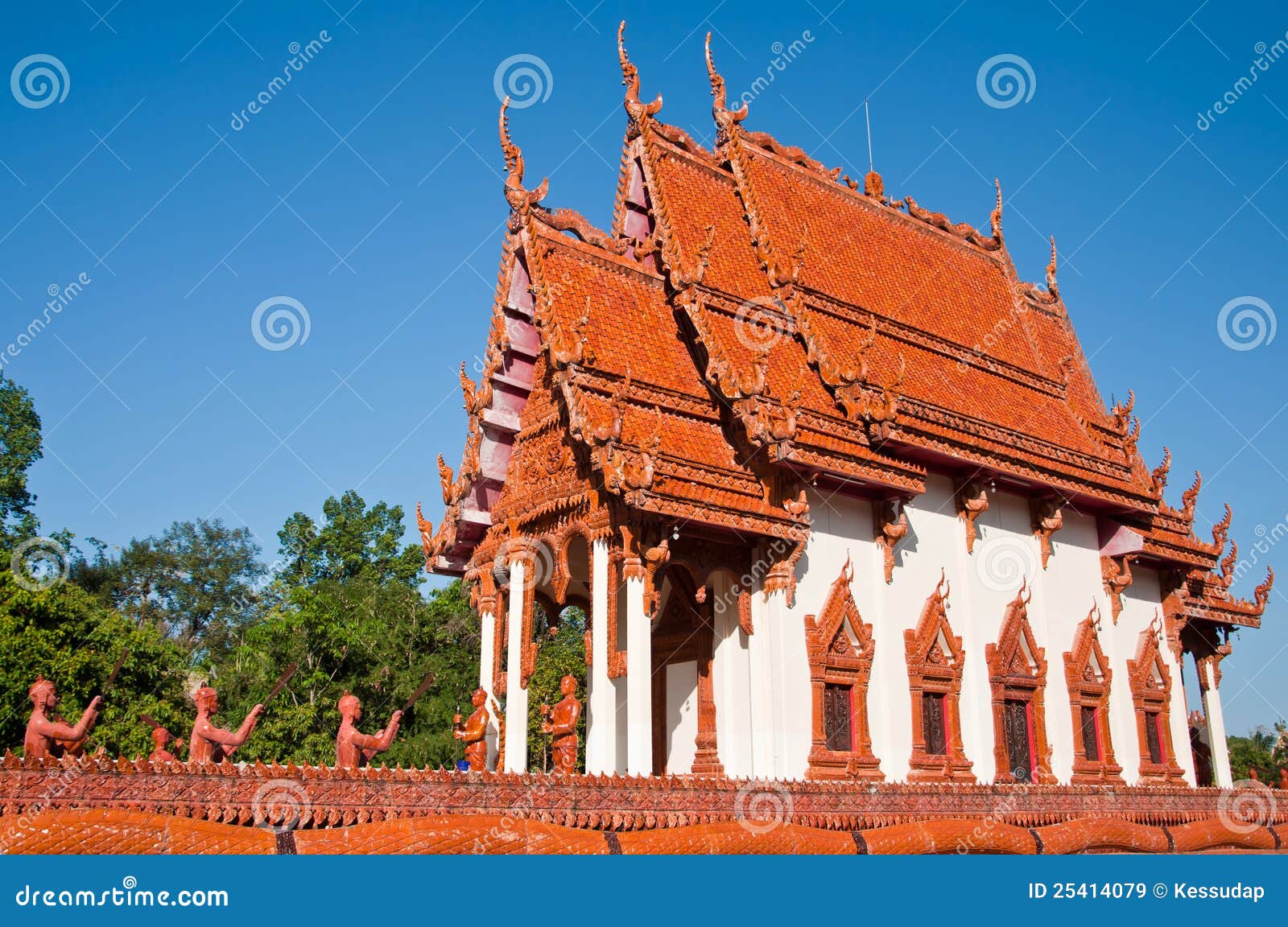 Church in the Boat at Baan Na Muang Temple Stock Image - Image of ...