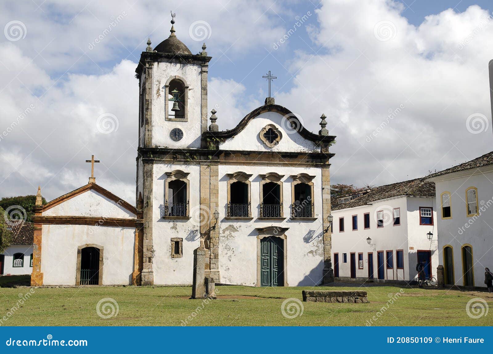 Church. Brazil stock image. Image of building, paraty - 20850109