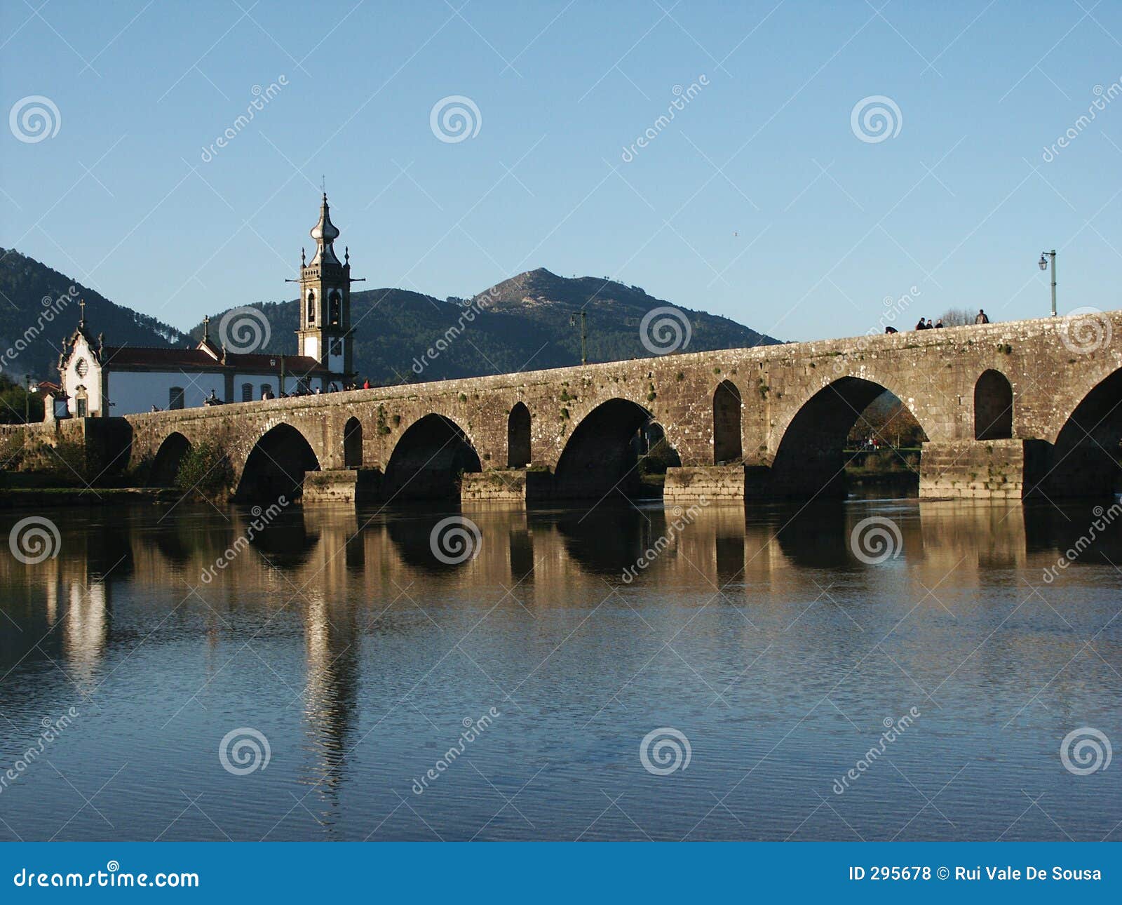 Church and bridge stock photo. Image of church, urban, crossing - 295678