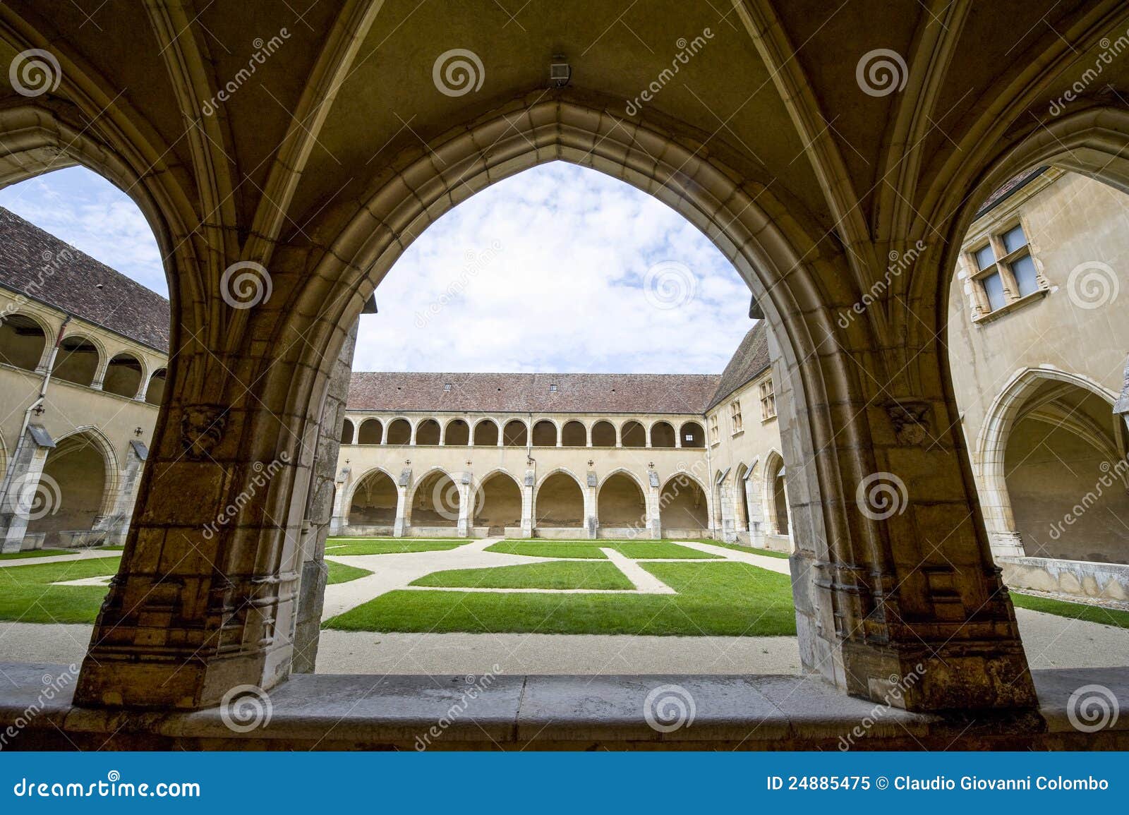 Church of Brou (Bourg-en-Bresse) Stock Image - Image of alpes ...